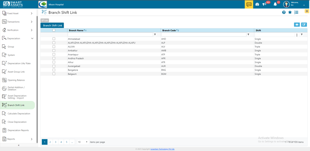 Fixed Asset Depreciation software in IndiaLevantare Technology Pvt Ltd
