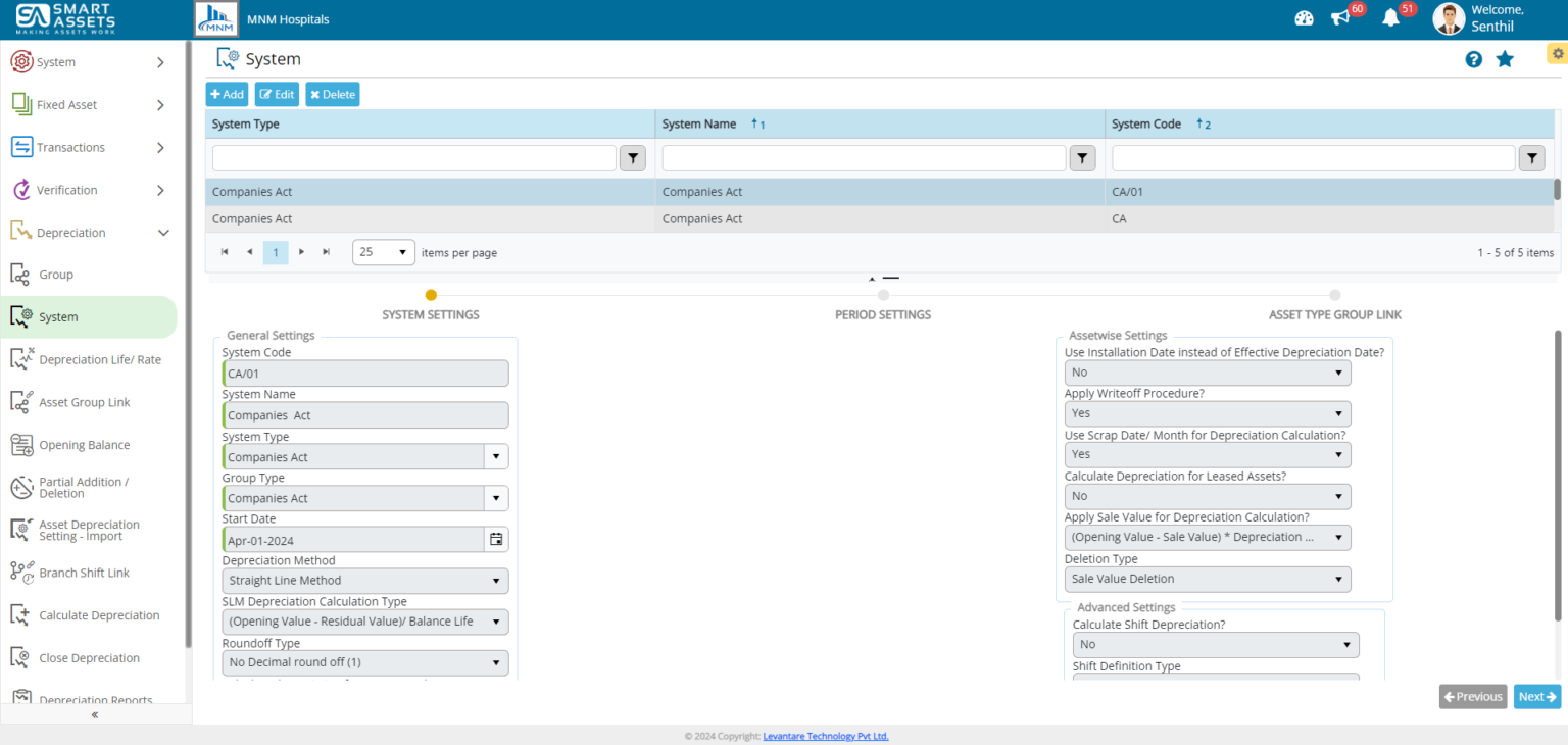 Fixed Asset Depreciation software in IndiaLevantare Technology Pvt Ltd